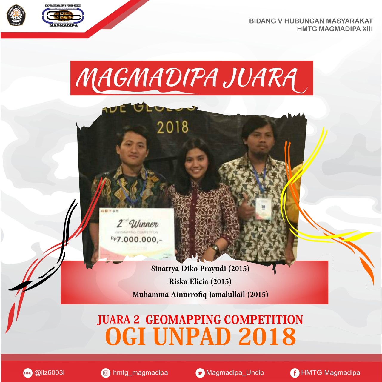 Magmadipa Juara ke-2 OGI UNPAD – Teknik Geologi
